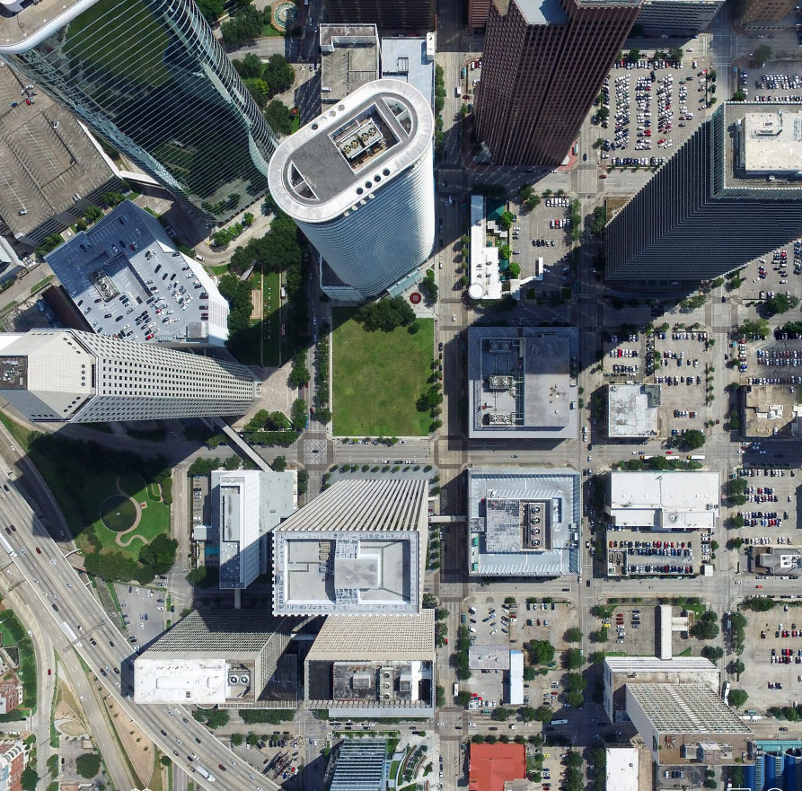 Houston Aerial 360 Imagery - Downtown Houston Aerial Assessment