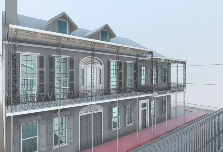 New Orleans-Historic District As- Built 3D - 3D Laser Scanning